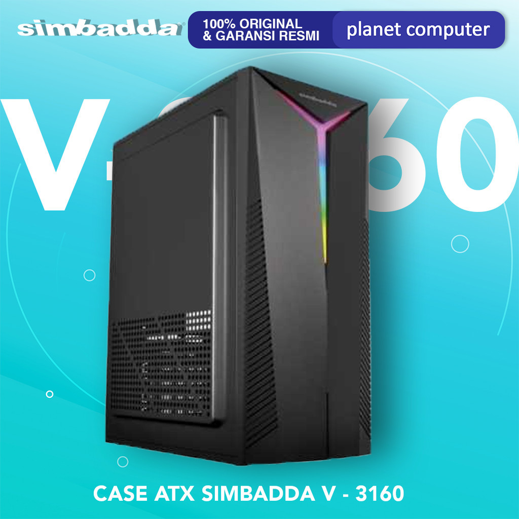 Jual Casing PC Simbadda Sim V 3158 Include Psu 380w Original Garansi ...