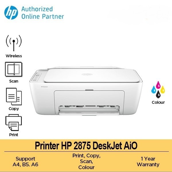 Jual Printer HP 2875 Ink Advantage Deskjet All In One Wireless - 2875 ...