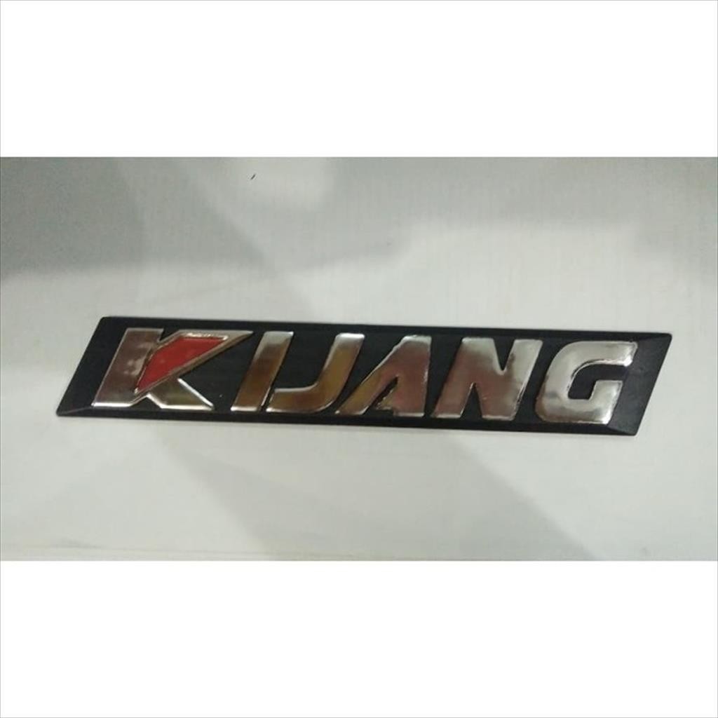 Jual Emblem Logo Sticker Tempelan Tulisan Kijang Grand Silver Chrome 20 cm | Shopee Indonesia