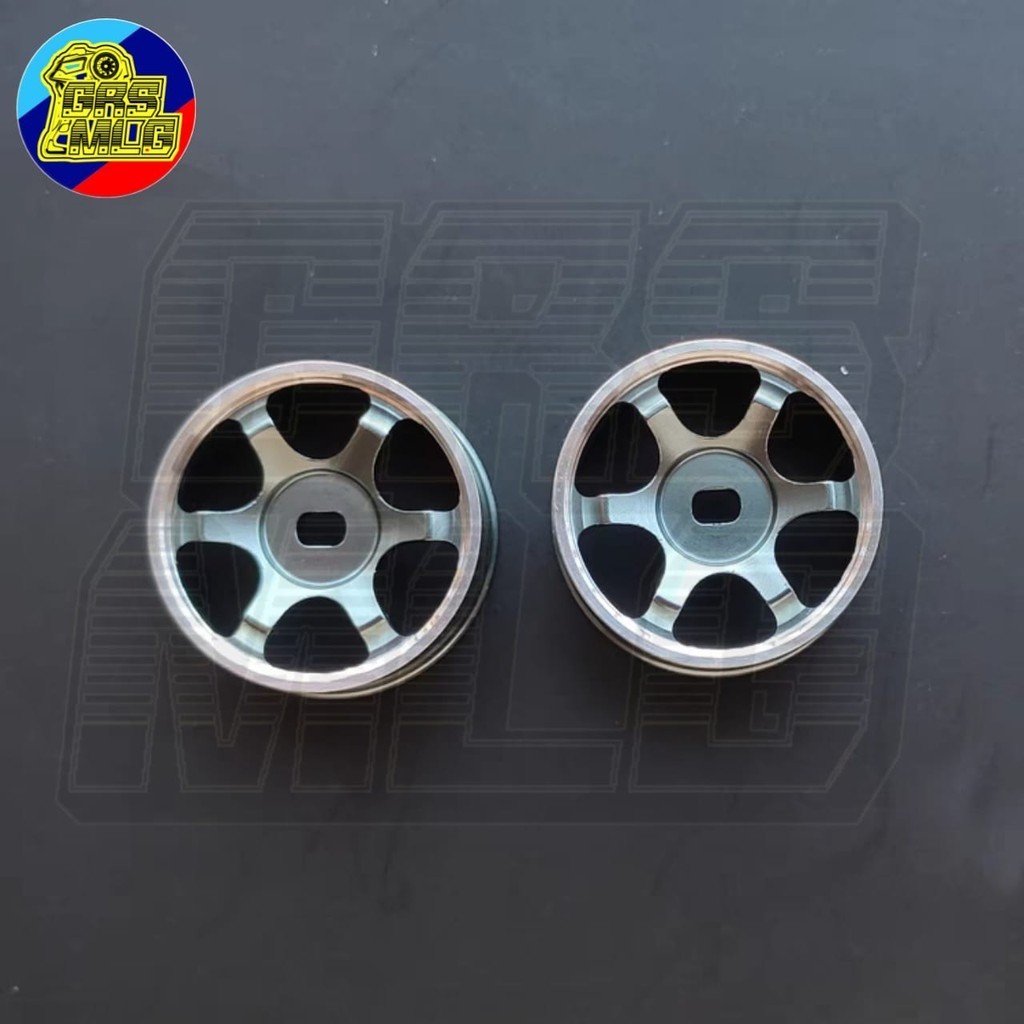 Jual TG Racing Metal Velg Rims TE37 22mm Silver Off 1.5 Wide | Shopee ...