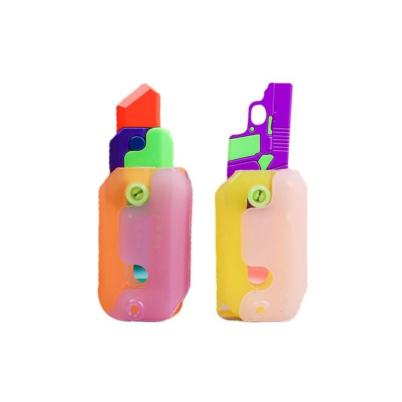 Jual Sensory Knife Stress Toys Stress Relief Graviti Knife Carrot Knife ...