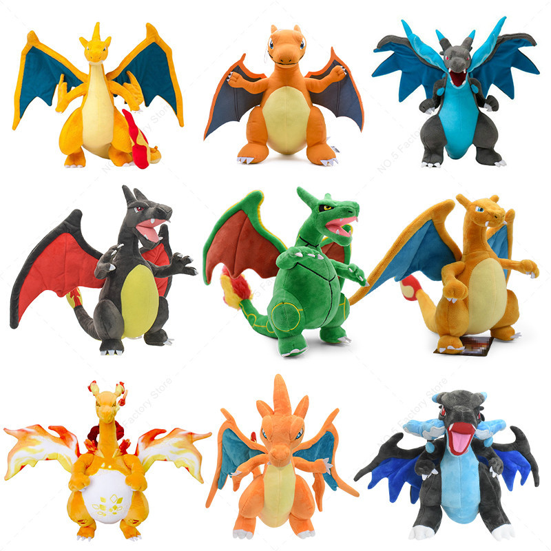 Jual 18 Styles Shiny Charizard Plush Toys Pokemon Mega Evolution X & Y ...