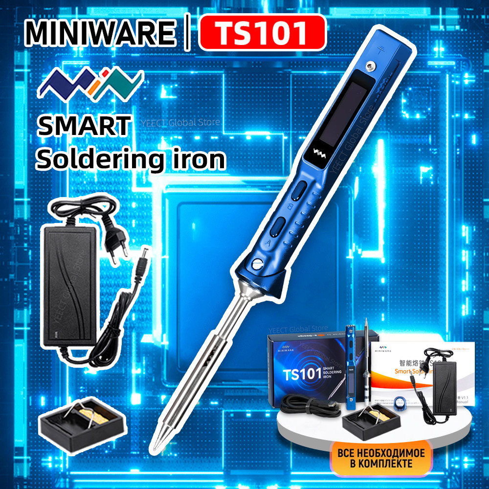 Jual Miniware Original TS101 USB Electric Soldering Iron Temperature Digital Solder Station 24V ...