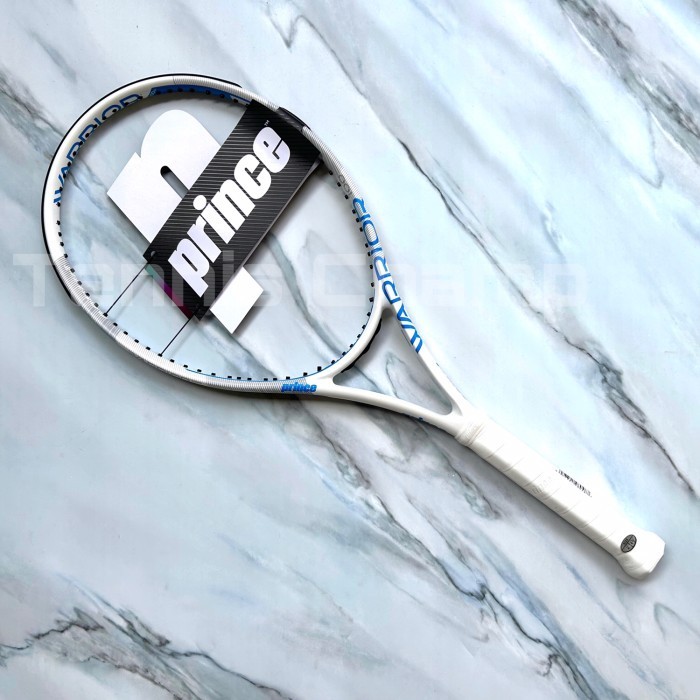 Jual Raket Tenis Prince Warrior /Tennis Racket Prince White Blue 300gr ...