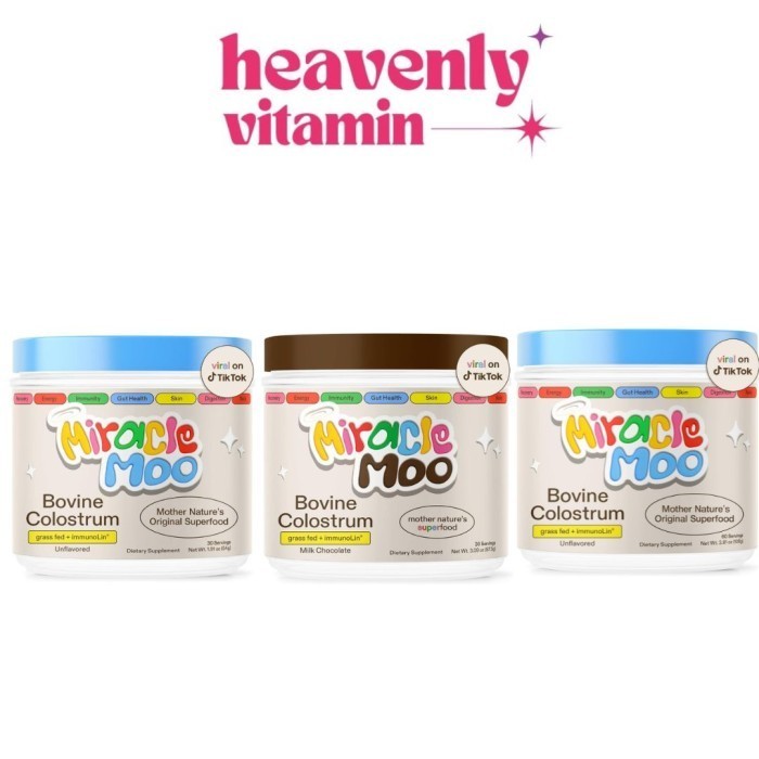Jual Miracle Moo Bovine Colostrum - 30 & 60 Servings - Non GMO, Gluten ...
