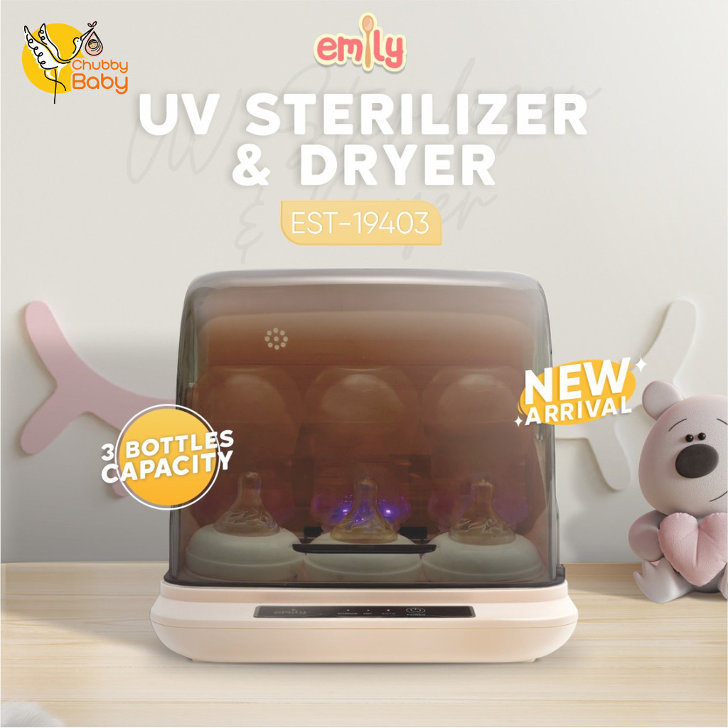 Jual Emily UV Sterillizer & Dryer 6L | Sterillizer Botol Bayi | Shopee Indonesia