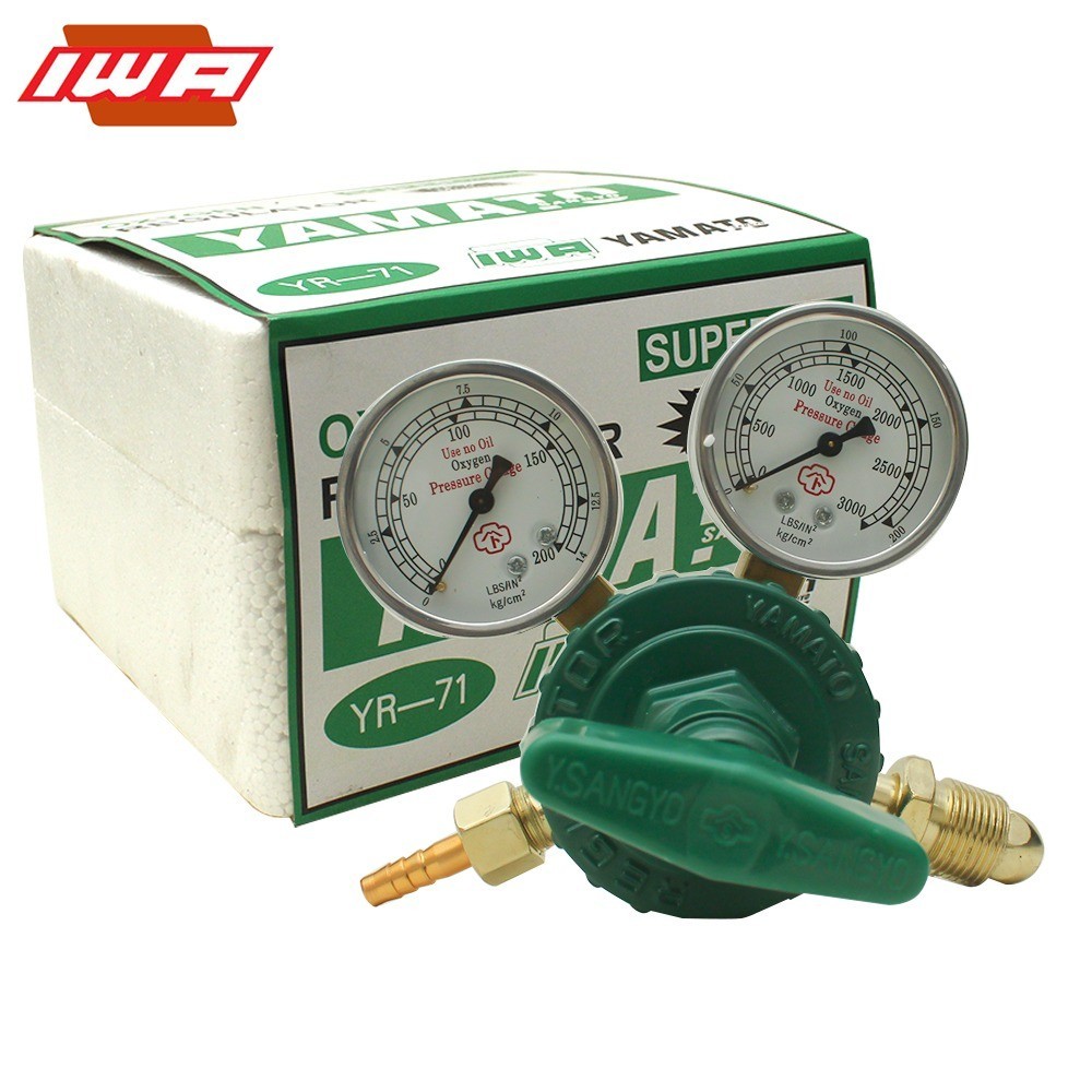Jual BODY BESAR Regulator Tabung Gas Oxygen Oksigen Untuk Las Skls MAX YAMATO YR-76/ Regulator ...