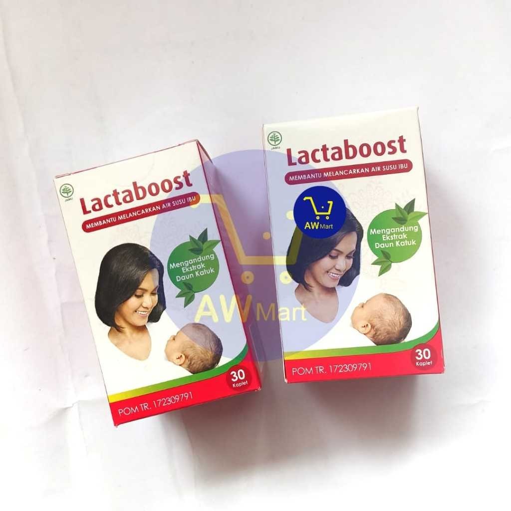Jual LACTABOOST PELANCAR ASI KAPLET PER BOX ISI 30 KAPLET - LACTABOOST EKSTRAK DAUN KATUK ...