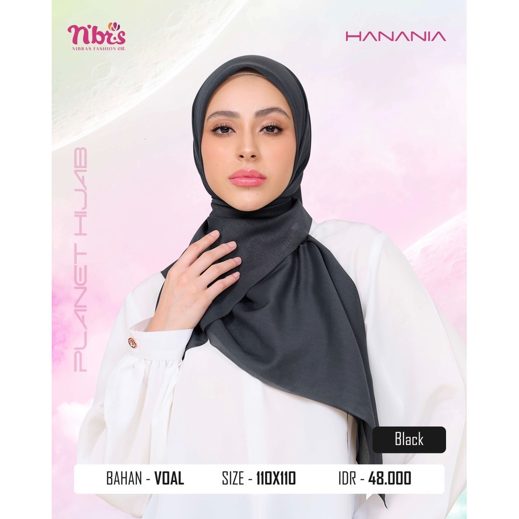 Jual FSH Hijab Wanita Dewasa Hanania Square by Nibras | Shopee Indonesia