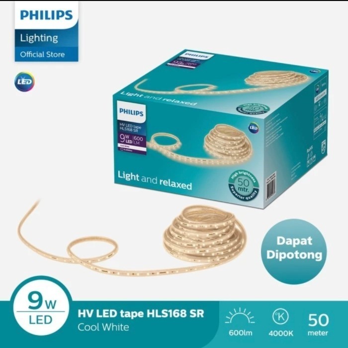 Jual Philips LED Strip HV LED Tape HLS168 SR 9W 9Watt 9W/Meter High ...