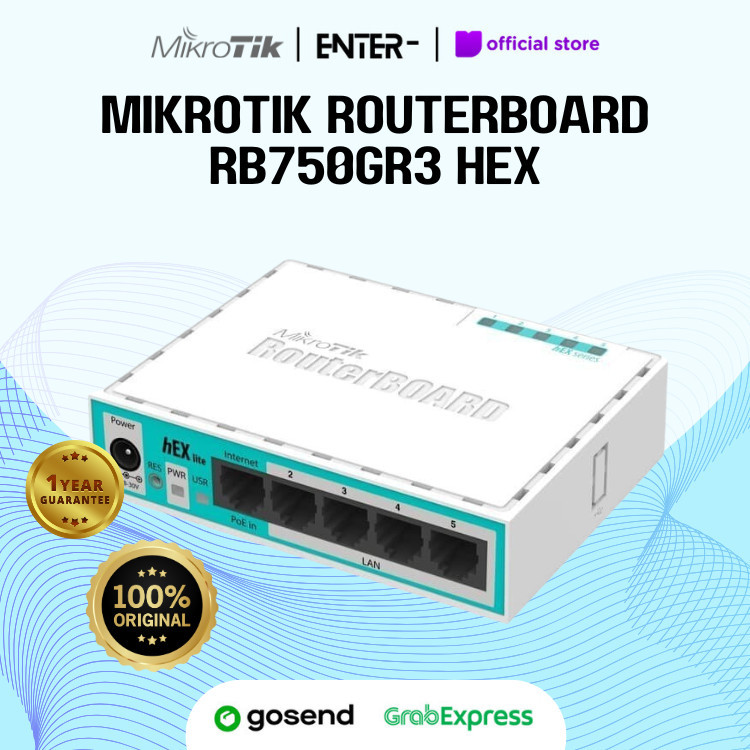 Jual MIKROTIK RouterBoard RB750Gr3 hEX | Shopee Indonesia