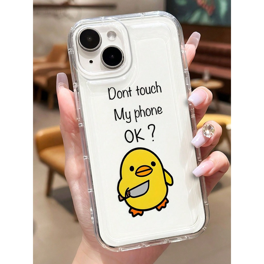 Jual Casing ponsel Bebek kuning memegang pisau TPU iphone13 14 16 16pro ...