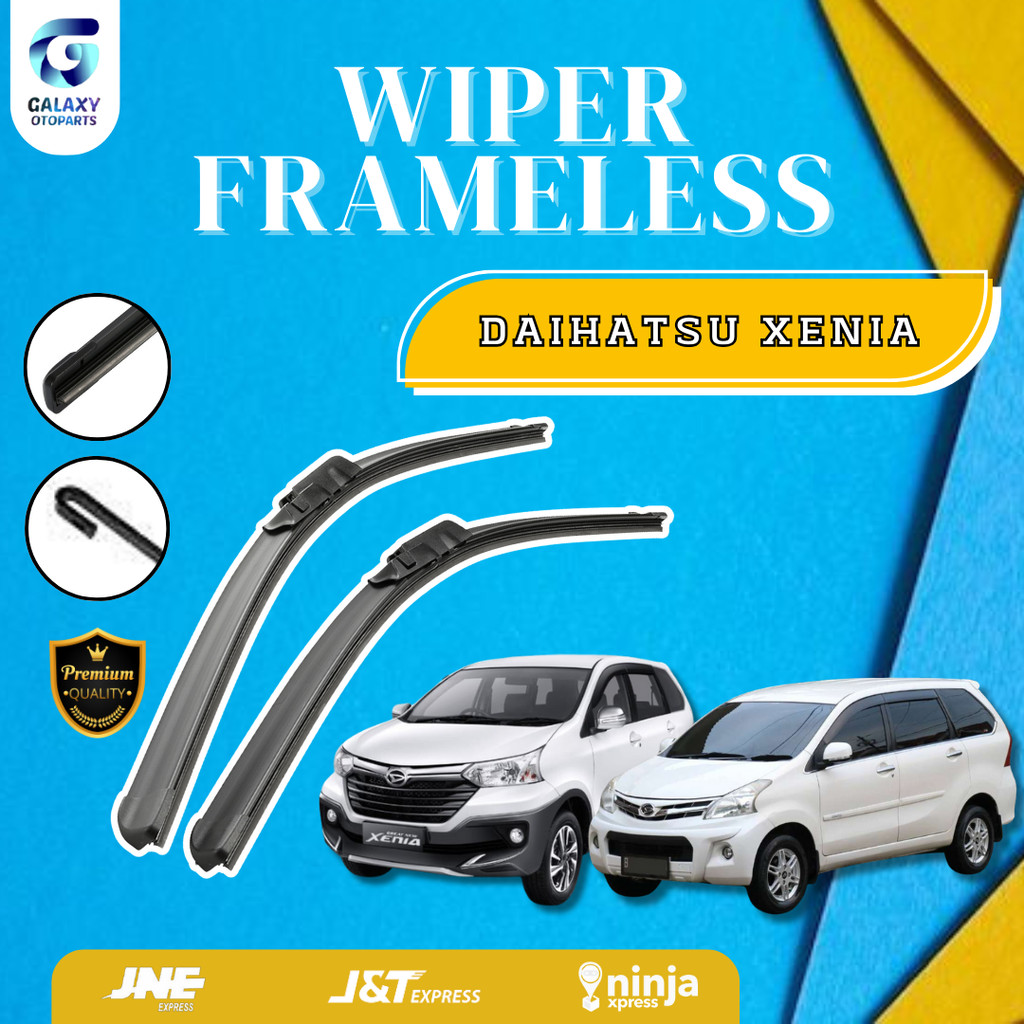 Jual Wiper Mobil Daihatsu Xenia / All New Grand Xenia - Model Frameless Soft 1 Set Kiri dan ...