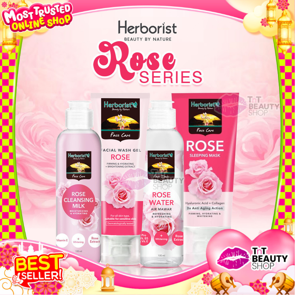 Jual Herborist Rose Water | Herborist Cleansing Milk Rose | Herboris ...