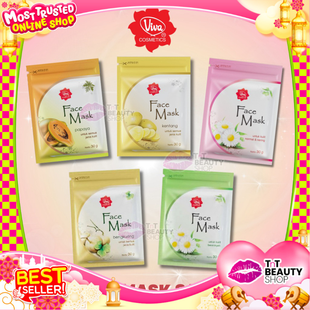 Jual Viva Face Mask Sachet ukuran 30 g | Masker Wajah | TnT Beauty Shop ...