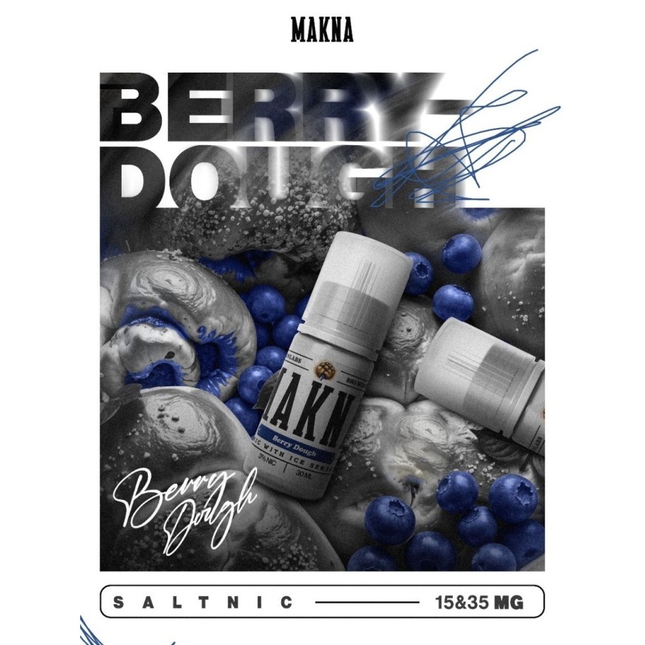 Jual [SALT] MAKNA V1 BERRY DOUGH WITH ICE SENSATION SALTNIC 30ML 30MG ...