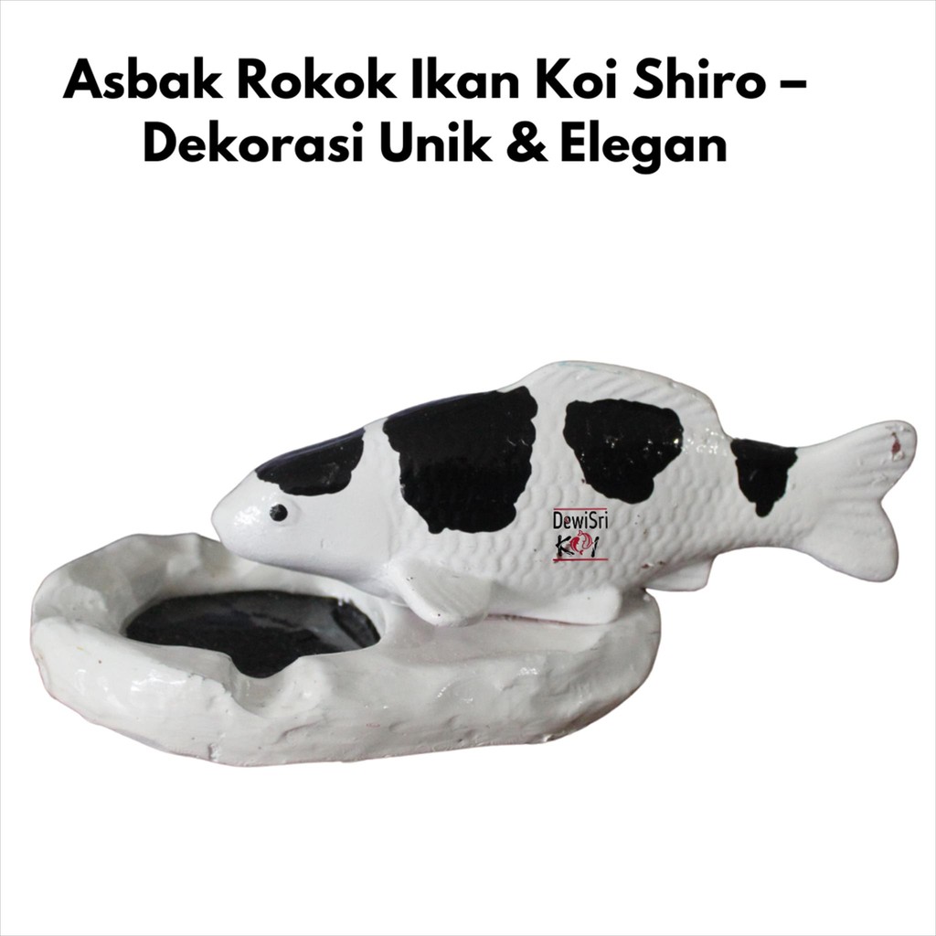 Jual Asbak Rokok Ikan Koi Shiro – Dekorasi Unik & Elegan | Shopee Indonesia