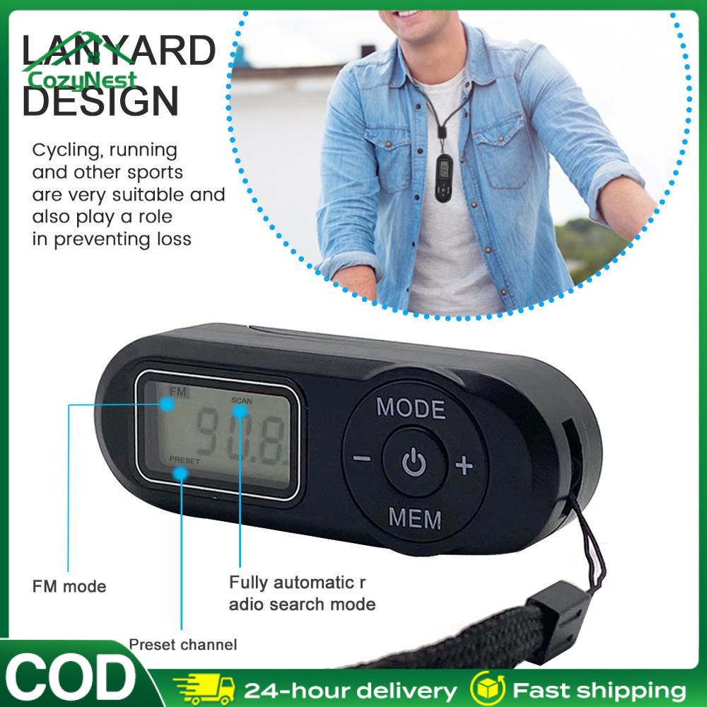 Jual HRD-727 Portable FM Radio Receiver LCD Display DSP Pemutar Radio ...