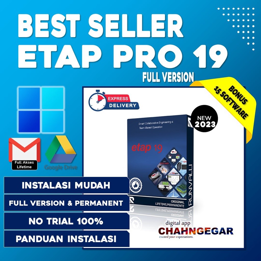 Jual Software ETAP 22 Full Version Aktif Lifetime Etap 19 Pro | Shopee Indonesia