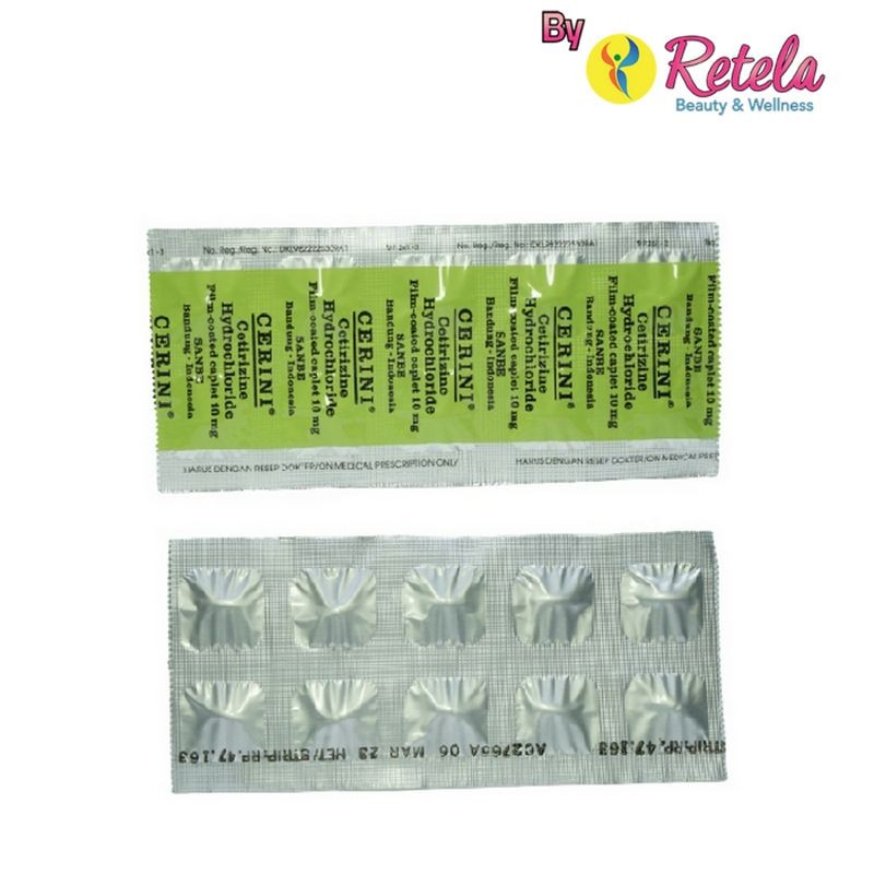 Jual CERINI 10MG 1 STRIP 10 KAPLET | Shopee Indonesia
