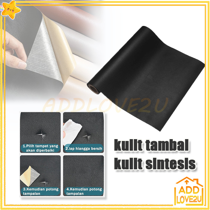 Jual 3 pcs kulit tambal kulit sintesis/Perekat Ekstra Kuat Leather ...