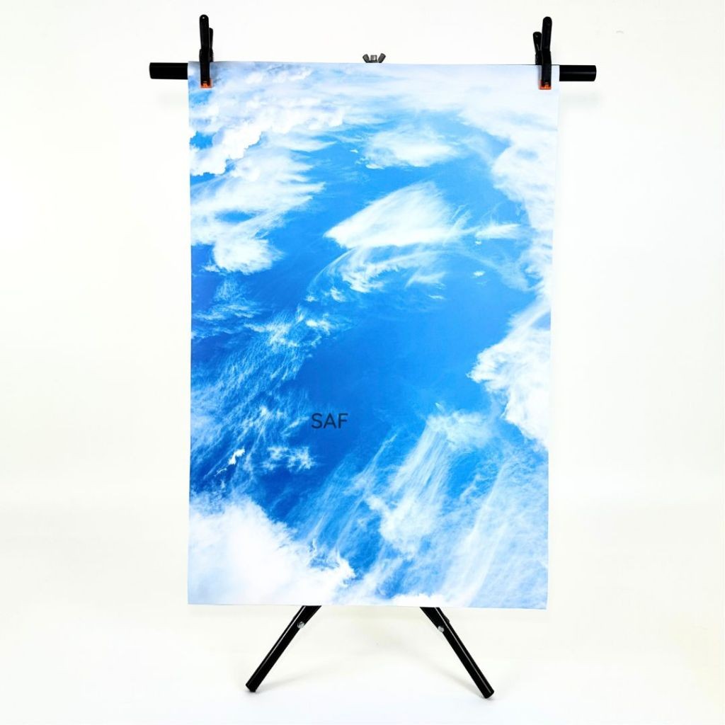 Jual Background Paper Motif Awan Sky Ukuran 50 x 70 cm - Blue Cloud ...