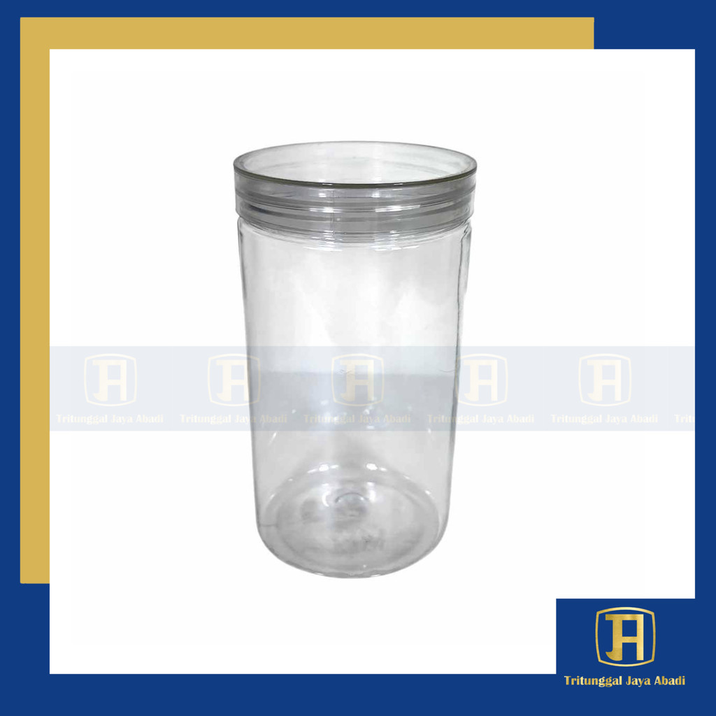 Jual Toples Tabung Silinder 1000ml PET Tutup Bening | Shopee Indonesia