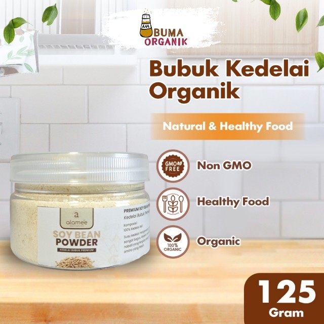 Jual ALAMEE Kedelai Bubuk Soybean Milk Powder Murni Kacang Kedele Soy ...