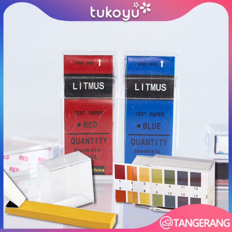 Jual 100 lembar Biru Merah Litmus Paper Kertas Lakmus | Shopee Indonesia