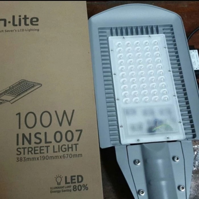Jual Lampu PJU Jalan LED Inlite INSL007 100 Watt In-Lite INSL 007 ...
