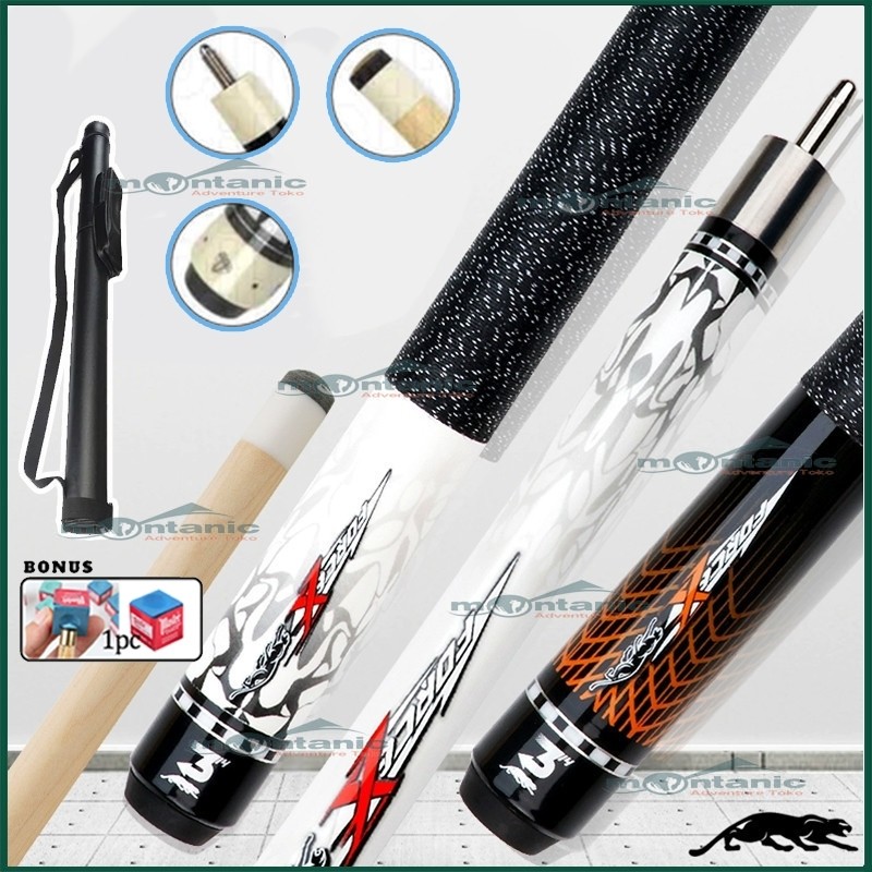 Jual Tongkat Biliar 57" 1/2 Ujung 12.5Mm Permainan Latihan Kolam Kayu ...