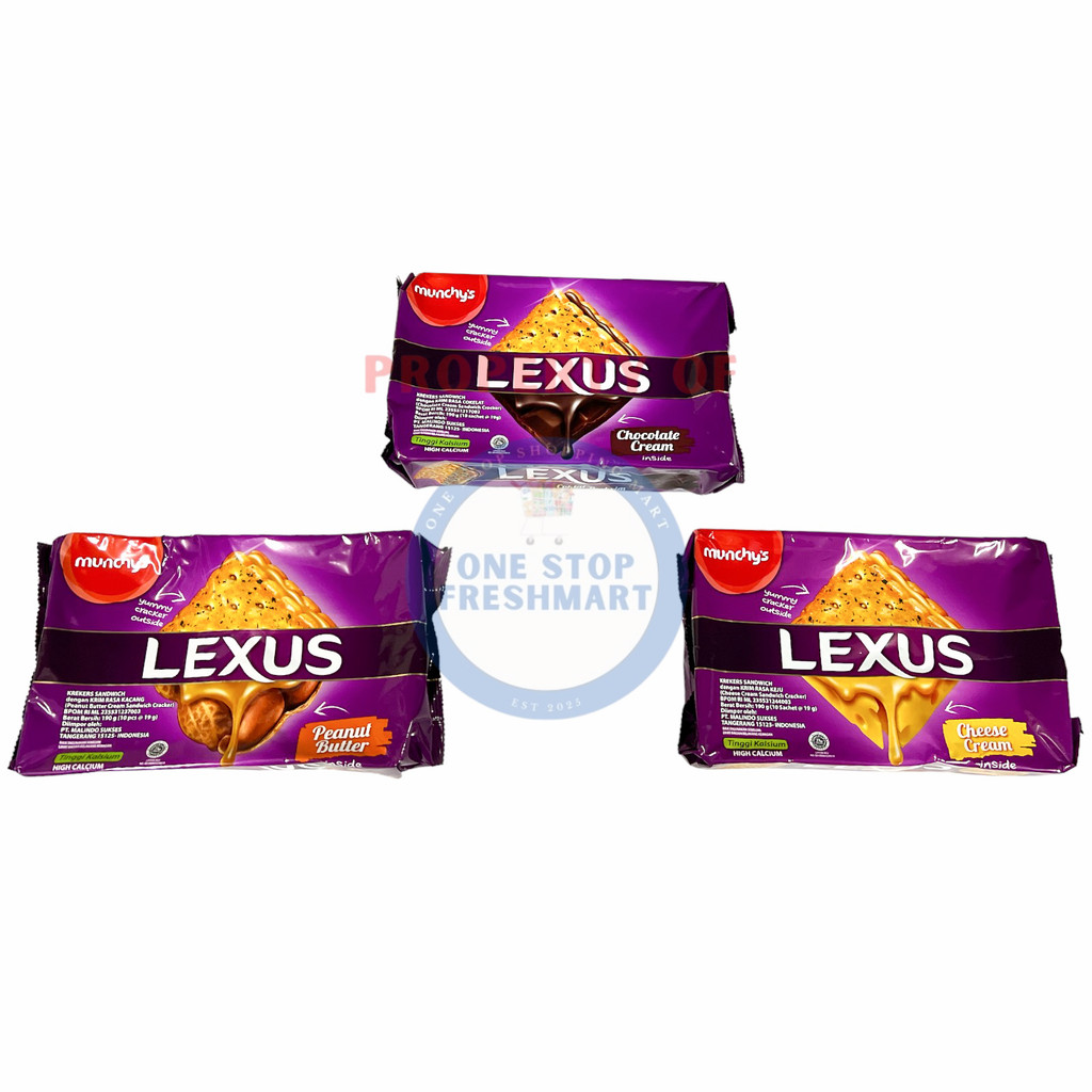 Jual LEXUS BISKUIT MUNCHYS PEANUT BUTTER 190gr | Shopee Indonesia