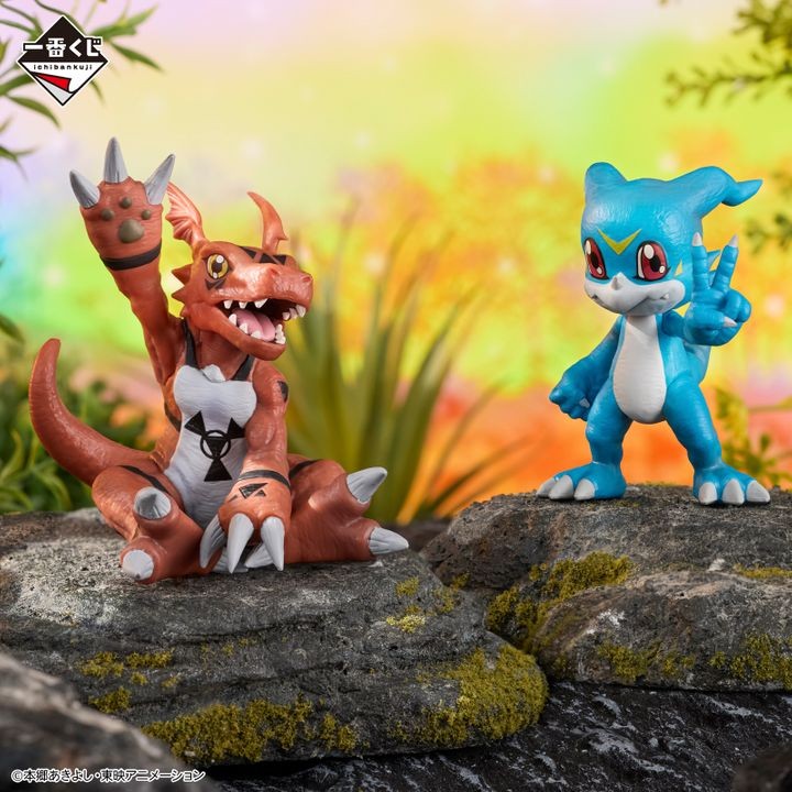 Jual Set of 2 Ichiban Kuji Figure V-Mon Veemon & Guilmon - Digimon ...