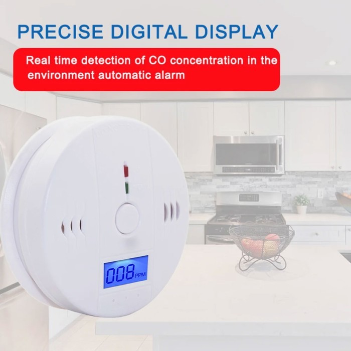 Jual Sensor Asap Smoke Detektor Detector Alarm CO Carbon Monoxide Alat ...