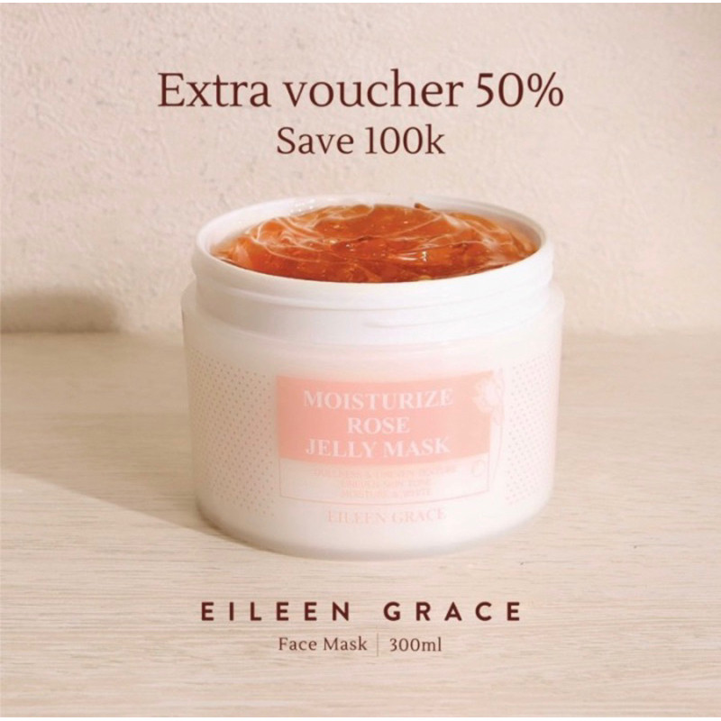 Jual EILEEN GRACE - Moisturize Rose Jelly Mask 300ml | Shopee Indonesia