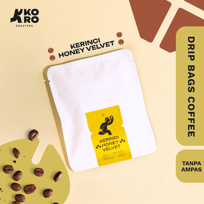 Jual KORO ROASTERS Arabica Kerinci Honey Kopi Dripbag - Filter Manual Brew Tanpa Ampas ...