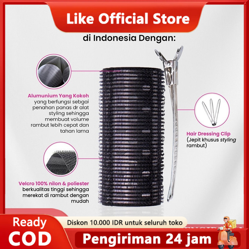 Jual 【Dalam stok】Korean Ceramic Thermal Hair Rollers Hair Roller With ...