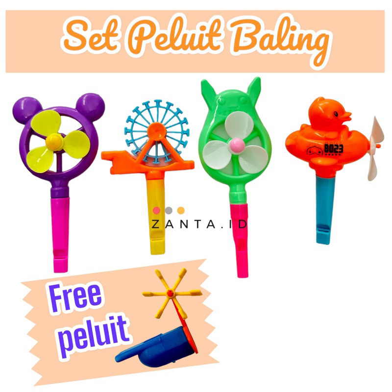 Jual SET ISI PELUIT BALING || PELUIT || Alat Bantu Terapi Wicara Speech ...