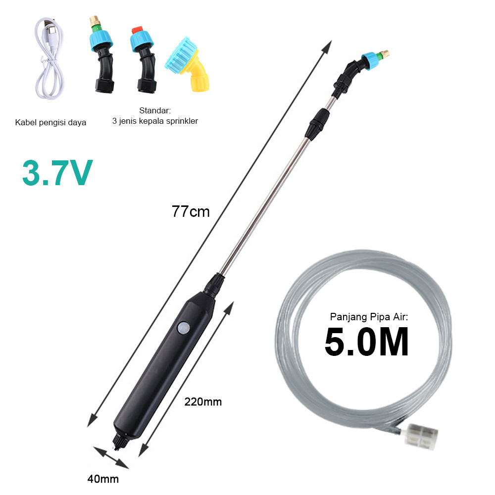 Jual Stik Sprayer Elektrik Penyiram Tanaman Adjustable Nozzle SprayStik ...