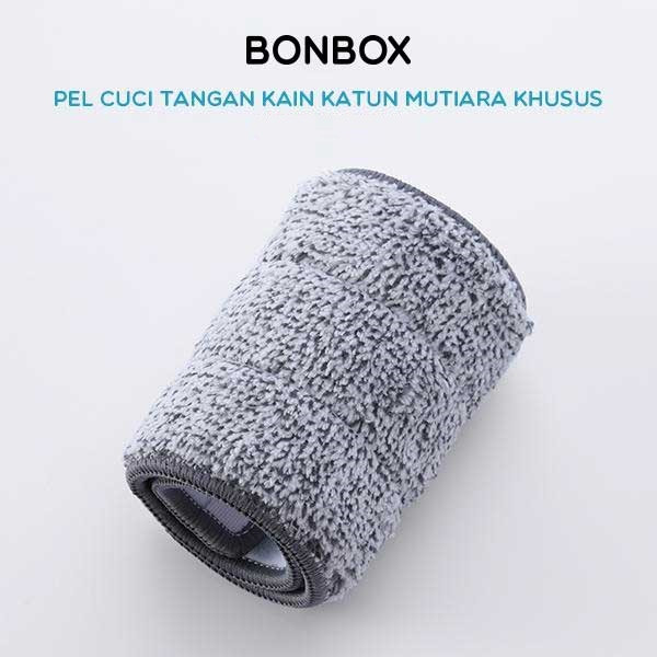 Jual Refill Kain Pel Microfiber Hand-Free Wash Bonbox BCT703 Flat Mop ...