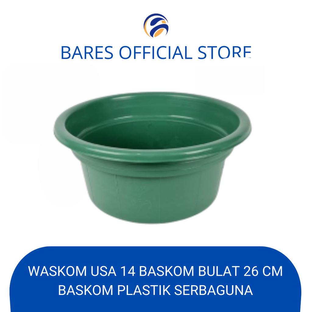 Jual Waskom USA 14 Baskom Bulat 26 cm Baskom Plastik Serbaguna | Shopee ...