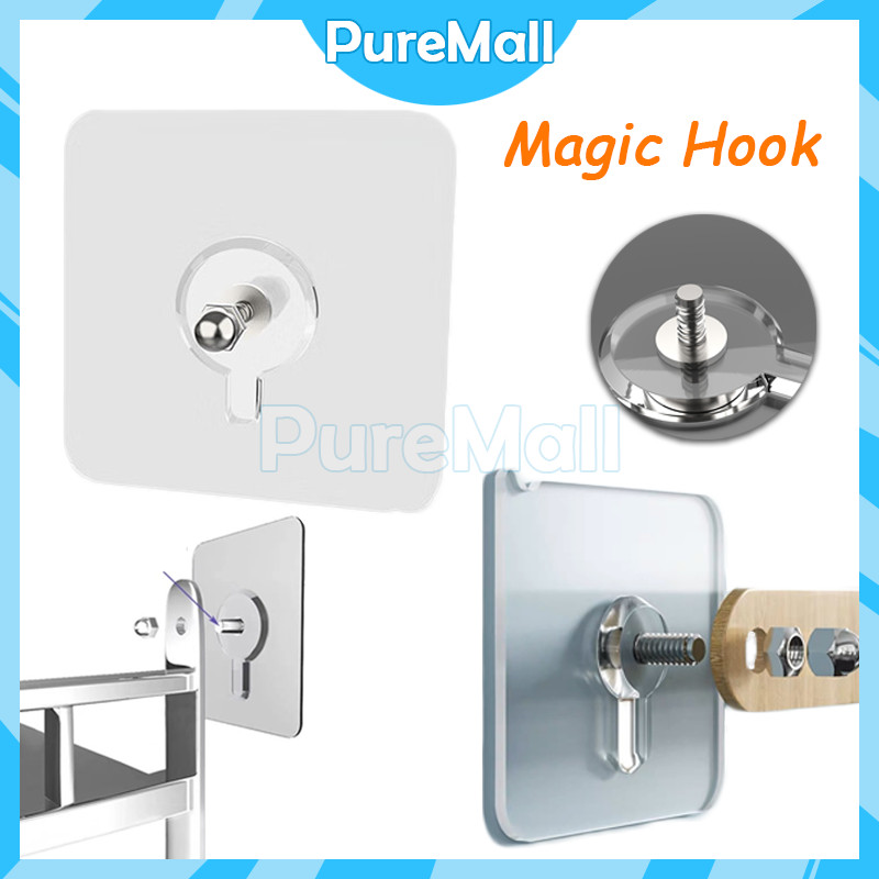 Jual 13PCS Magic Hook Baut Gantungan / Mur Stiker Baut Paku / Gantungan ...