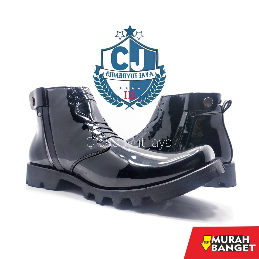 Jual Sepatu pdh- SEPATU PDH TNI POLRI DISHUB POLPP KILAP ANTI SEMIR SOL ...