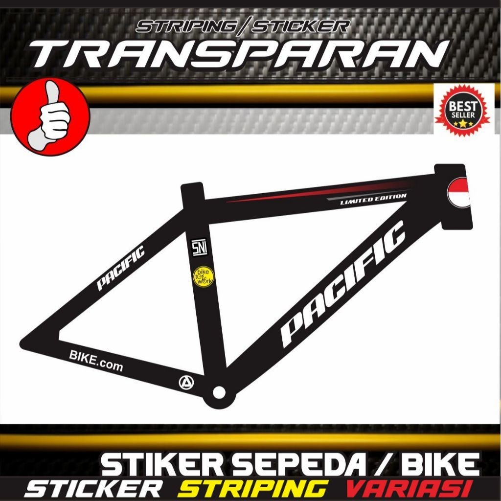 Jual VARIASI STRIPING TRANSPARAN STIKER BENING / STICKER SEPEDAH ...