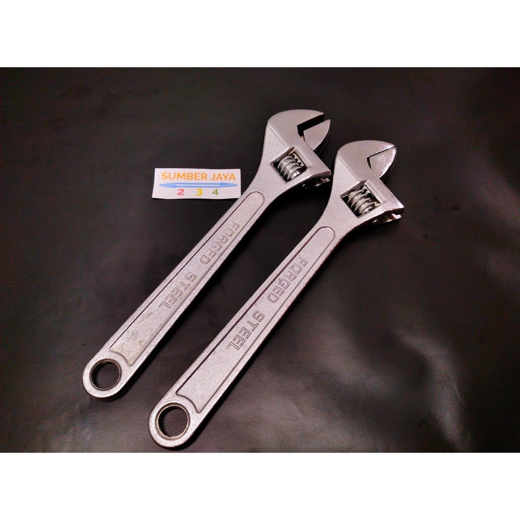 Jual Kunci Inggris 10 inch Adjustable Wrench Ukuran 10 inch | Shopee ...