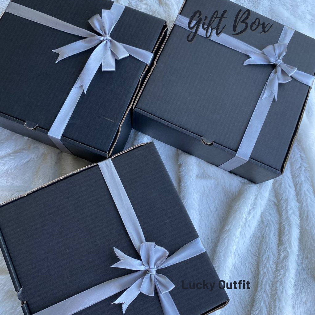 Jual Box Hampers Hitam Kotak Kado Ulang Tahun Kardus Gift Hampers ...