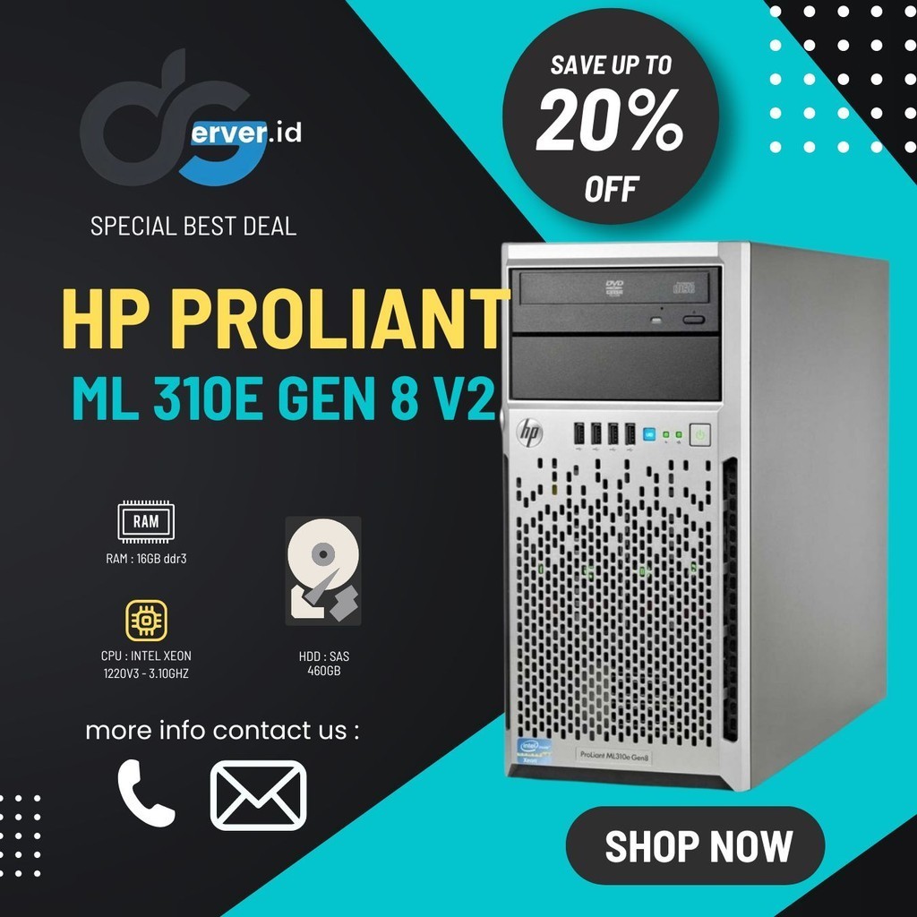 Jual HP Proliant ML310e Gen8 v2 | Shopee Indonesia