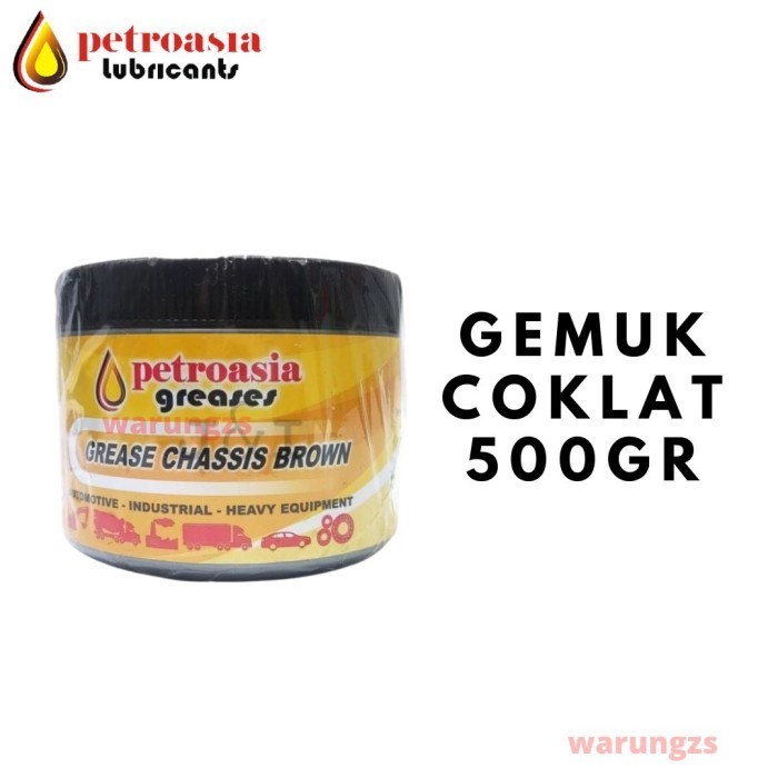 Jual PETROASIA Grease Chasis Gemuk Coklat 500GR ORIGINAL | Shopee Indonesia