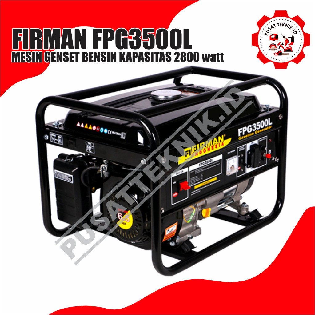 Jual MESIN GENSET FIRMAN FPG 3500L 2500 watt GENERATOR BENSIN FIRMAN ...