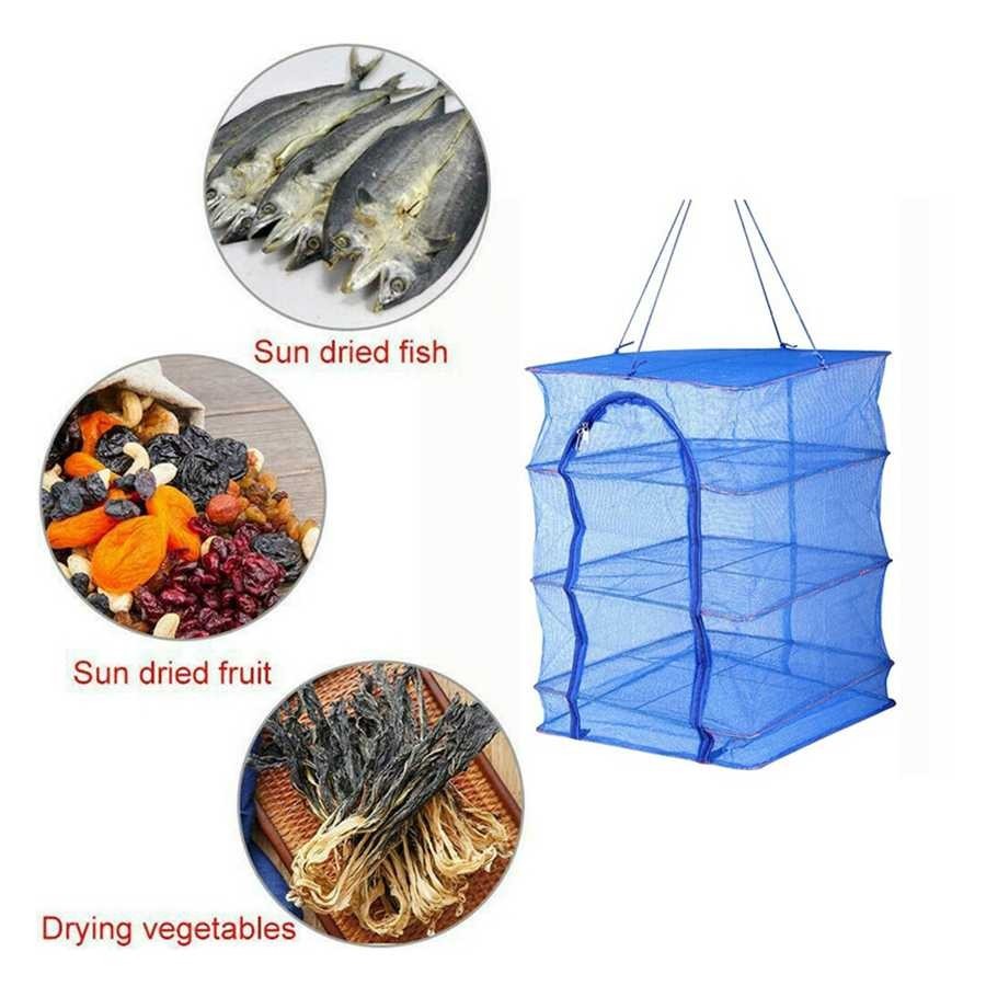 Jual Rak Pengering Jemur Makanan Dyring Mesh Net 4 Layer Rak Jemur ...